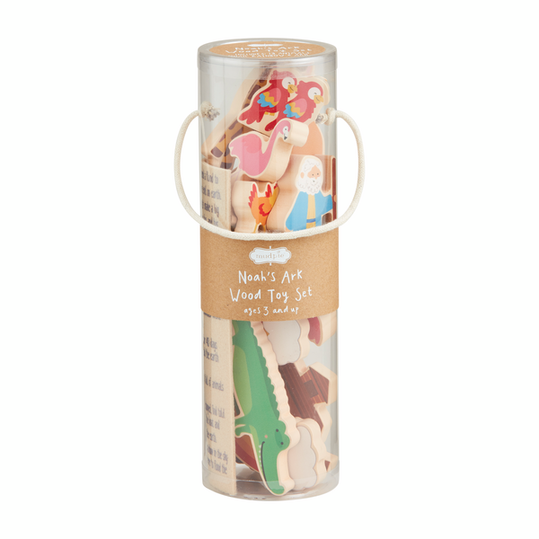 Noah's Ark Wooden Toy Set